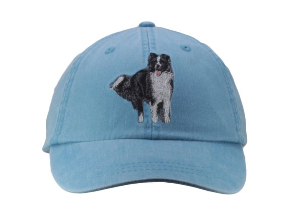Border Collie embroidered hat baseball cap dog lover gift | Etsy