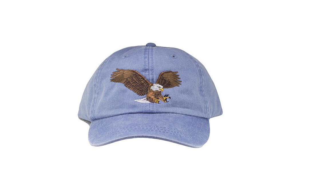 Eagle Embroidered Baseball Hat, American Bald Eagle Cap, Adjustable ...