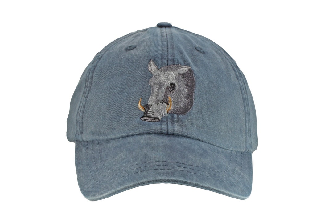 Wild Boar Embroidered Baseball Hat, Wildlife Hog Hunting Cap, Mom Dad ...