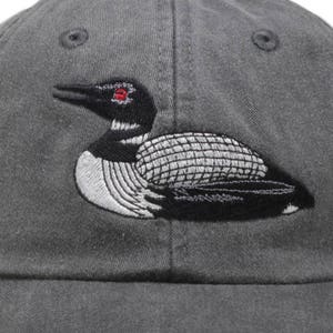 Loon Embroidered Hat, Low Profile Baseball Dad Hat, Mom Duck Cap, Bird ...