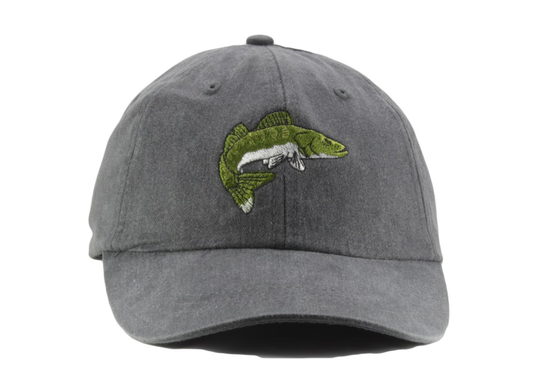 Walleye Embroidered Hat, Baseball Cap, Dad Hat, Mom Cap, Wildlife Cap ...