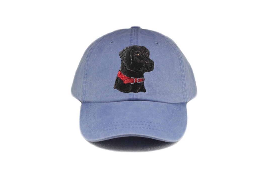 Black Labrador Retriever Embroidered Hat, Baseball Cap, Dog Lover Gift ...