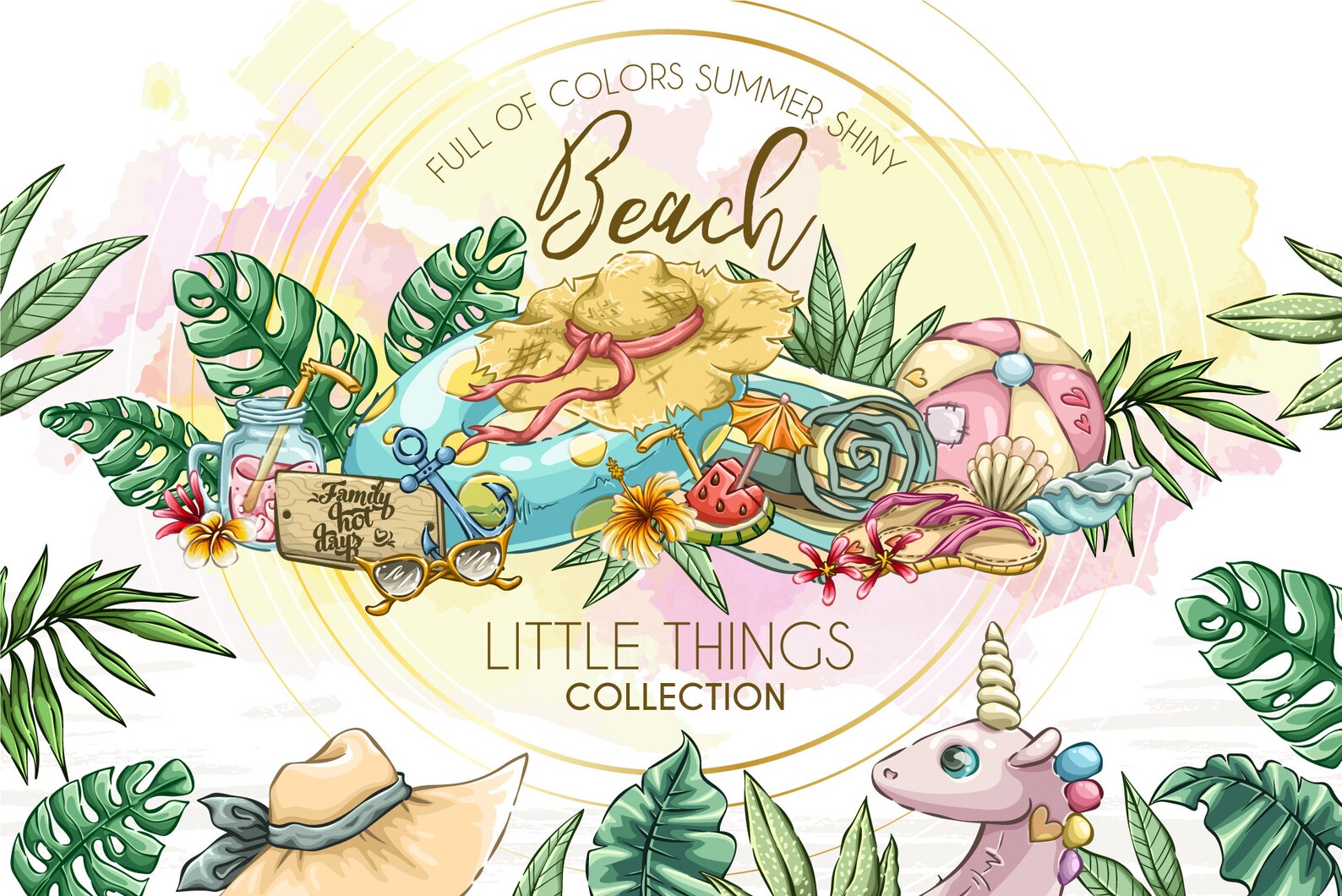 Beach Clipart, Sea Png, Vacation Clipart, Tropical Clipart, Spa Png ...