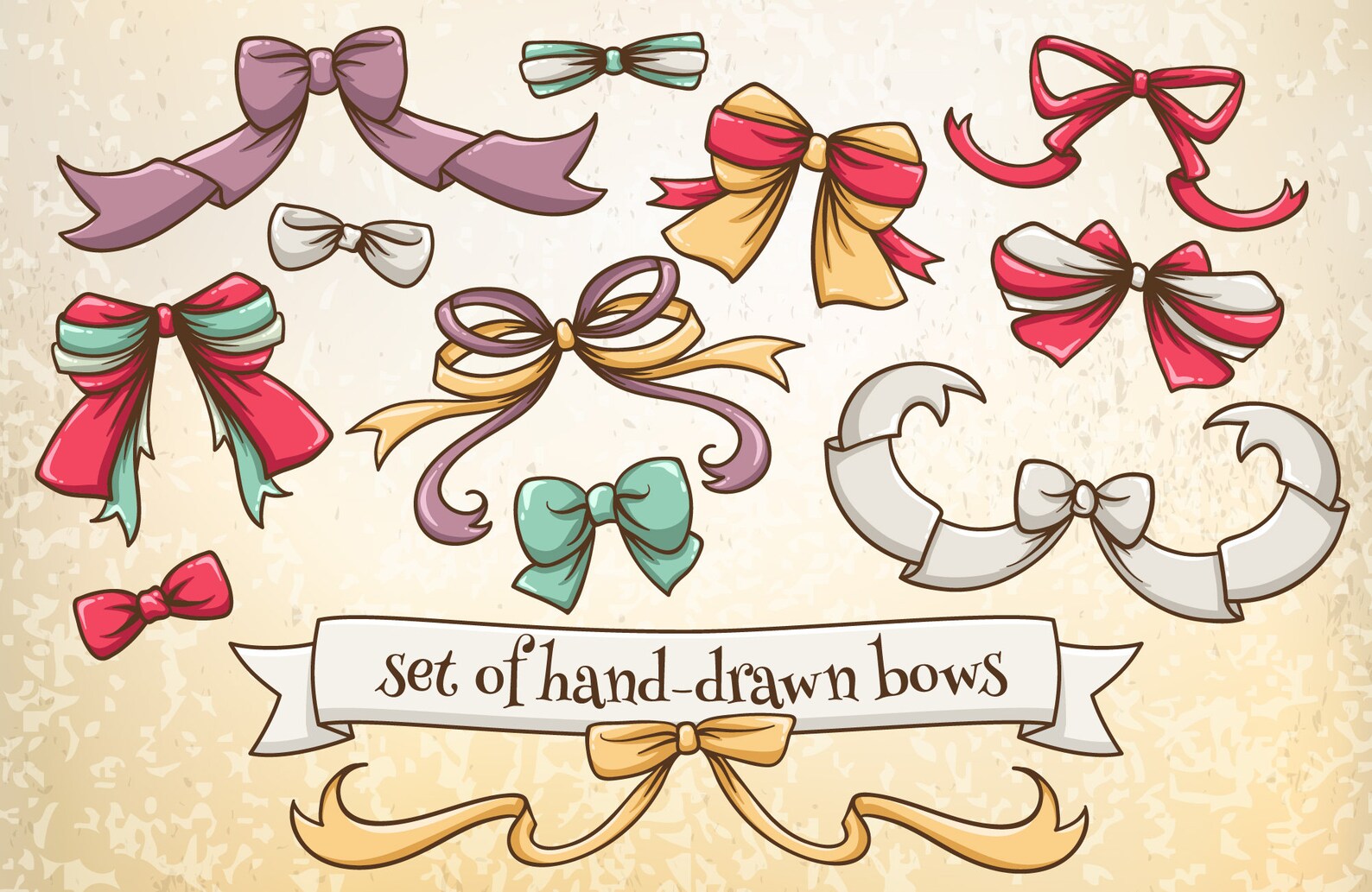 Bow Clipart, Festive Clipart, Cute Clipart, Birthday Theme, Gift ...