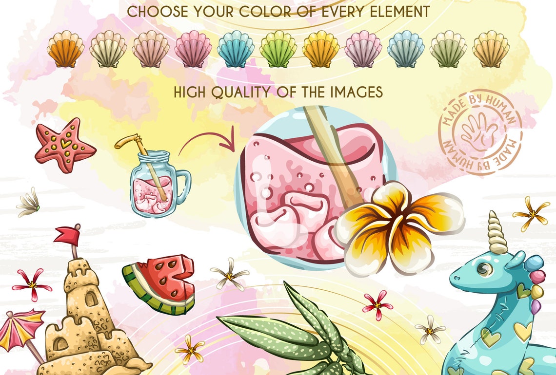 Beach Clipart, Sea Png, Vacation Clipart, Tropical Clipart, Spa Png ...