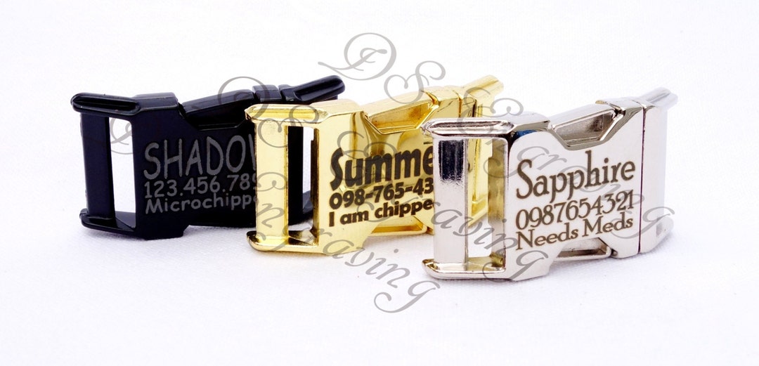 Die Cast Engraved Buckle Sizes Available in Five Eighths - Etsy