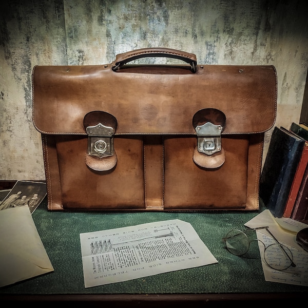 Vintage Briefcase - Etsy