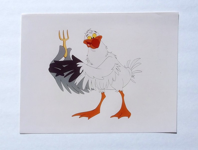 THE LITTLE MERMAID Original Production Scuttle Model Sheet - Etsy