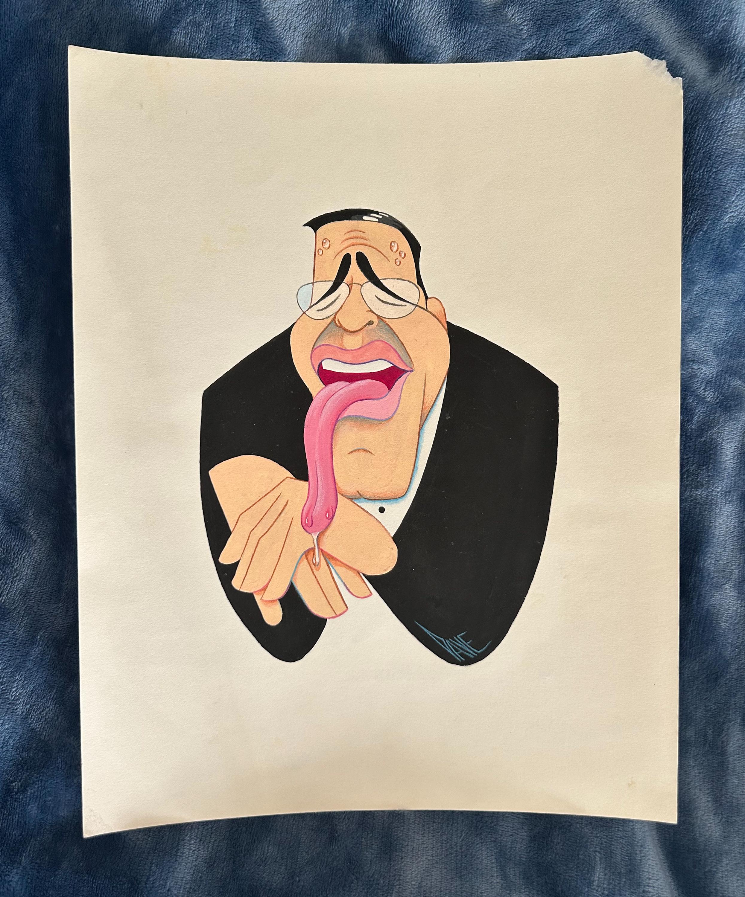 Jerry Lewis Original Acrylic Painting by Disney Artist Dave Woodman - Etsy
