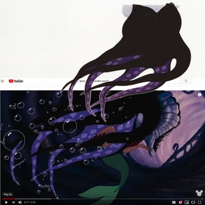 THE LITTLE MERMAID Original Production Ursula the Sea Witch Model Sheet ...