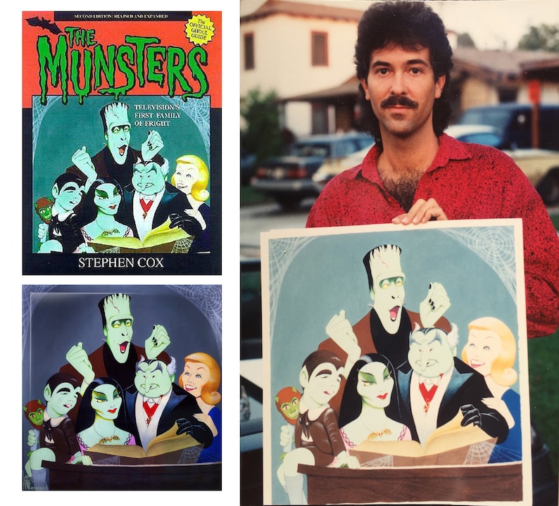 Dave Woodman's THE MUNSTERS Parody Caricature Limited Edition Signed ...