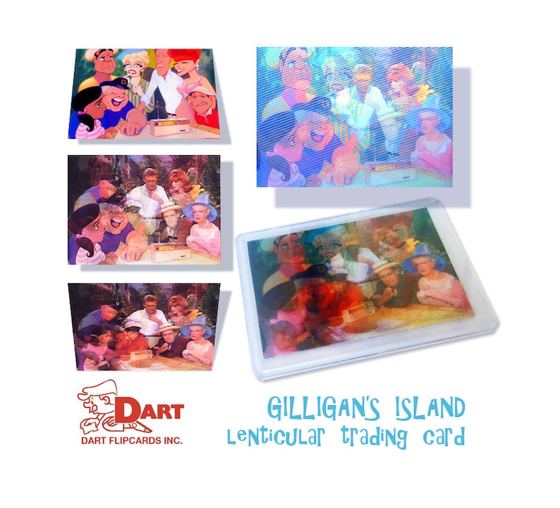GILLIGAN'S ISLAND Lenticular Trading Card by Dave Woodman - Etsy