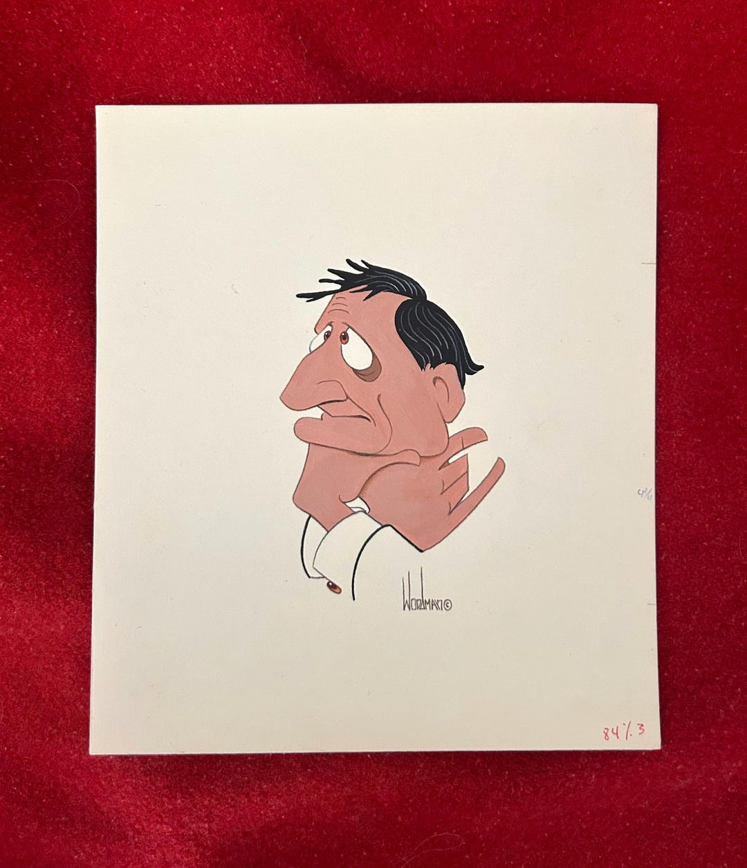 Charlie Callas Original Acrylic Painting by Disney Artist Dave Woodman ...