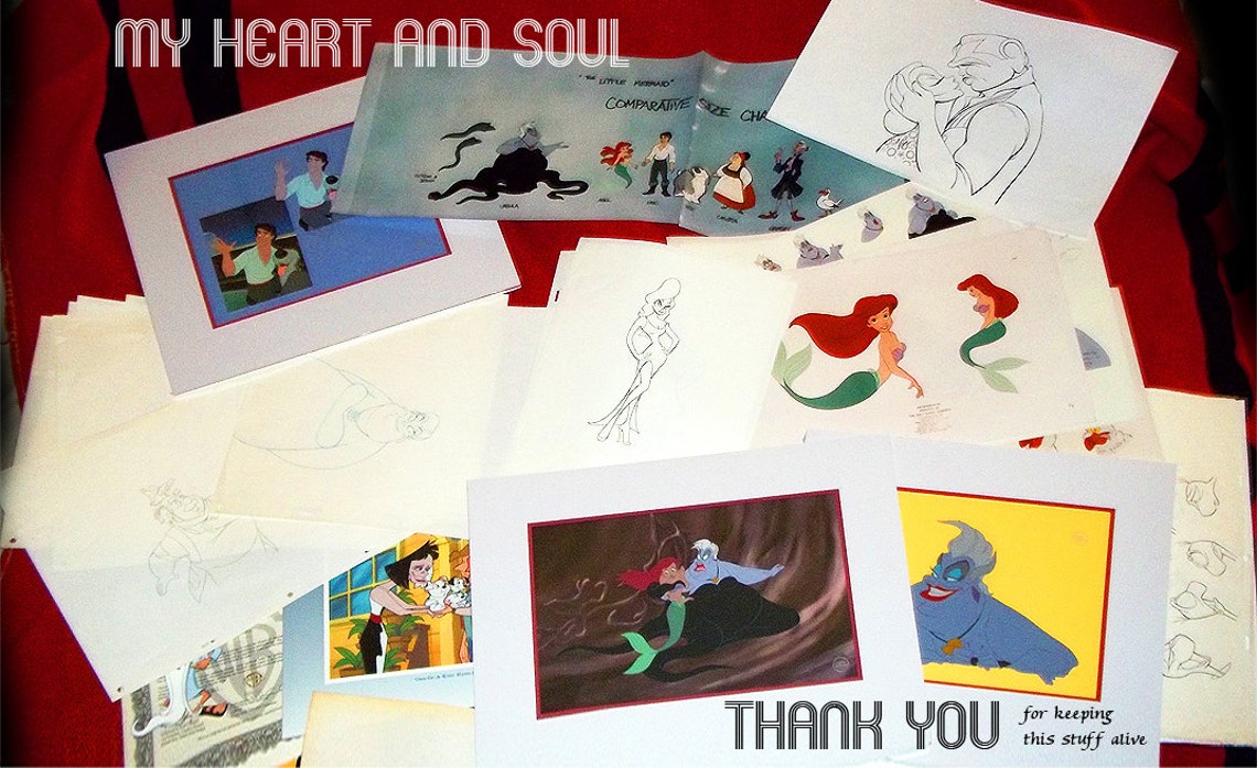 THE LITTLE MERMAID Original Production Ursula the Sea Witch Model Sheet ...