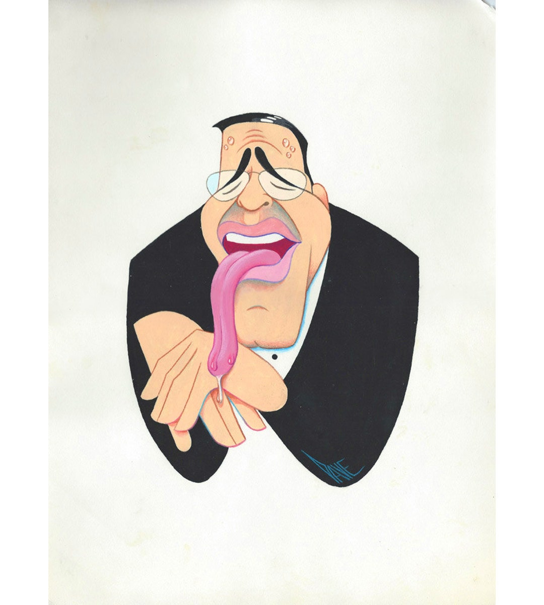 Jerry Lewis Original Acrylic Painting by Disney Artist Dave Woodman - Etsy