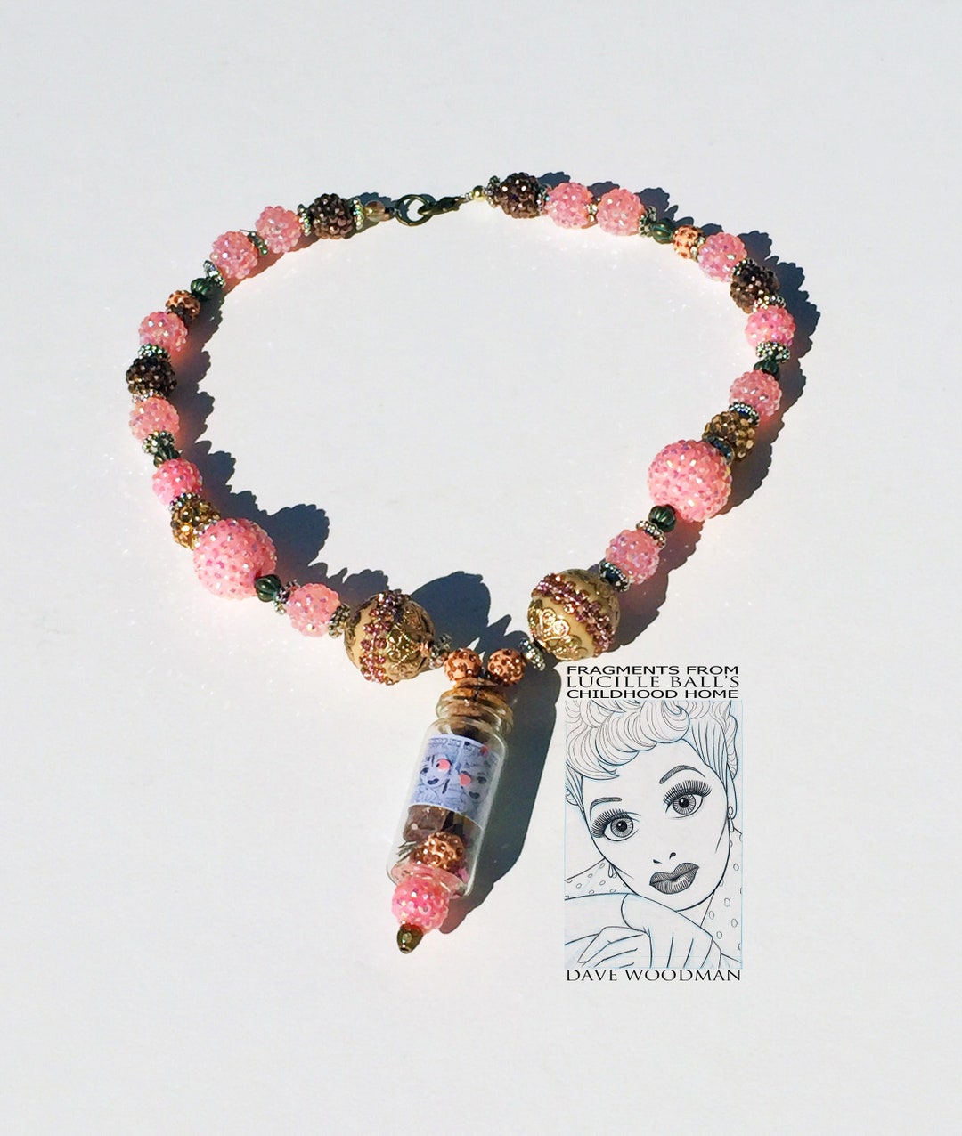 Lucy Necklace Made With Fragments From Lucille Ball's Childhood Home - Etsy