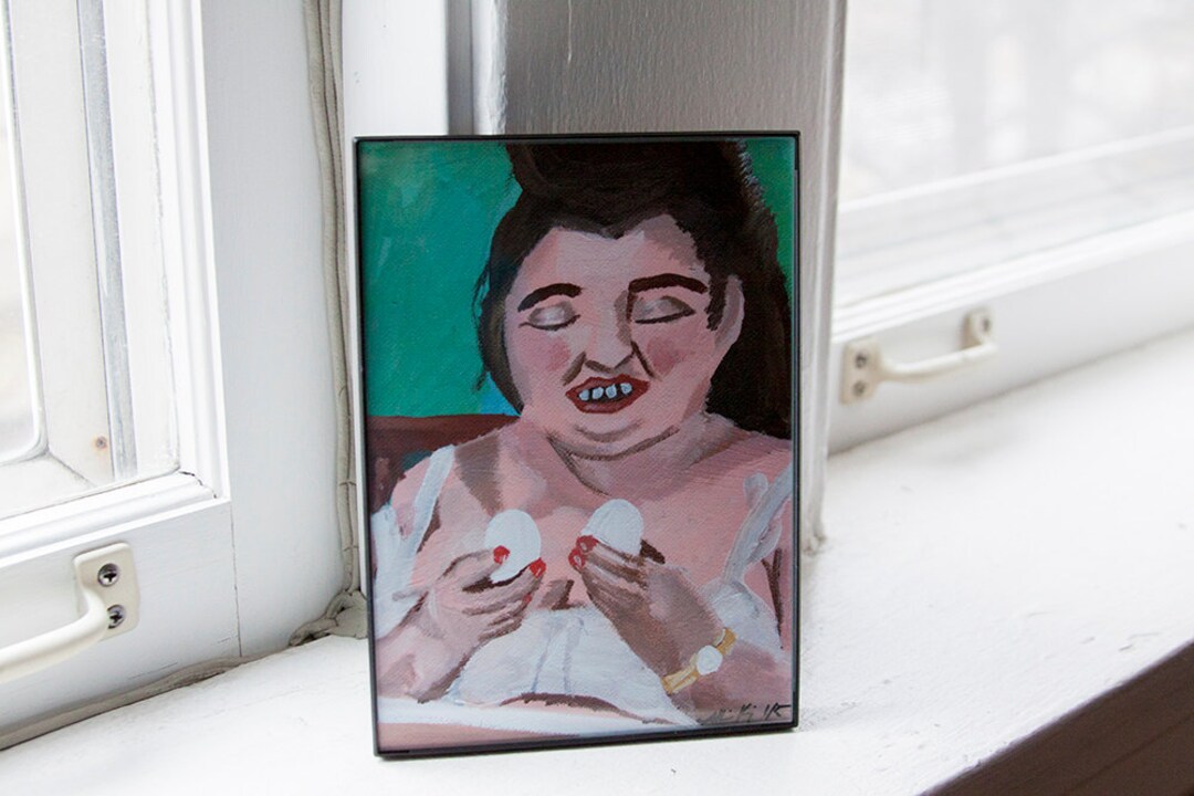 Edith Massey as the Egg Lady in Pink Flamingos 5x7 Framed Digital Print ...