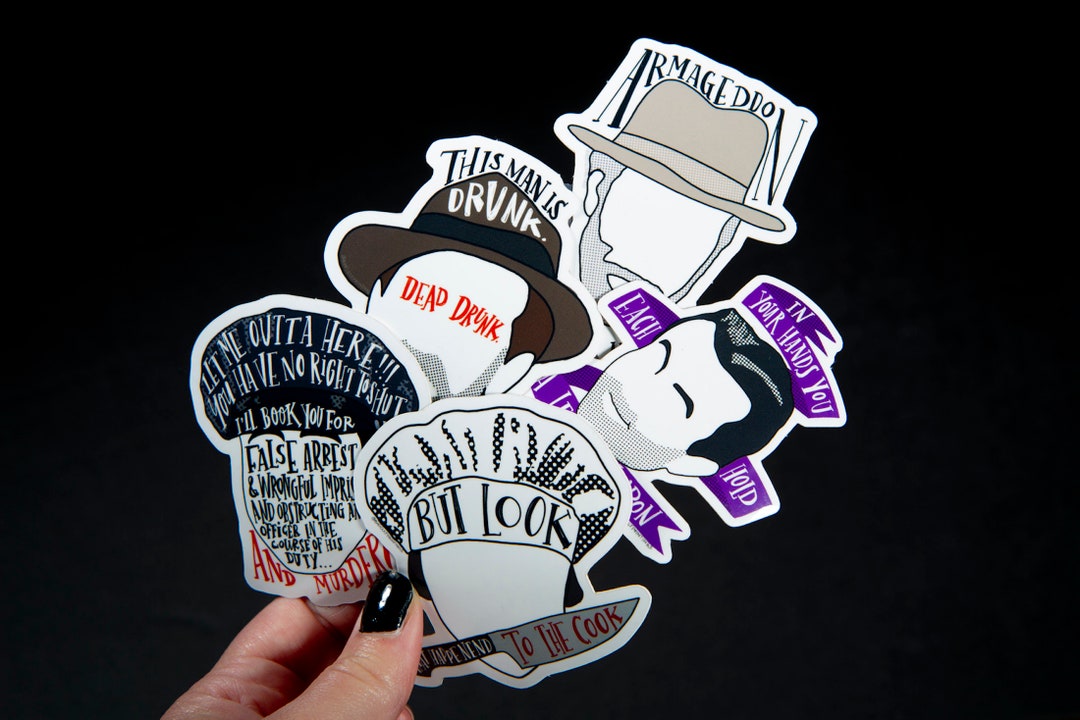 Clue Movie Minor Character Sticker Set - Etsy