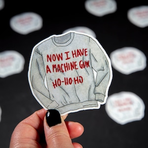 Die Hard Christmas Movie Sticker Set - Etsy