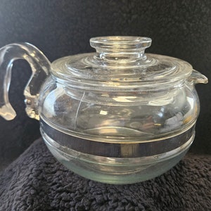 Vintage PYREX Glass Teapot 7756-C, 6 Cup Capacity - Etsy