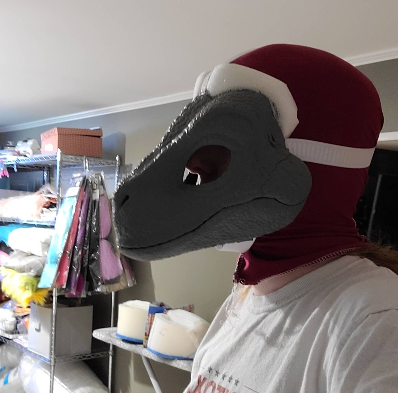 Custom Dino Raptor Mask MADE TO ORDER - Etsy