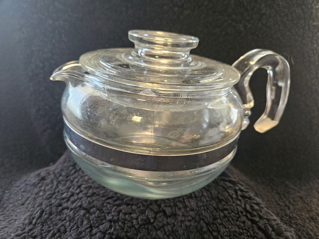 Vintage PYREX Glass Teapot 7756-C, 6 Cup Capacity - Etsy