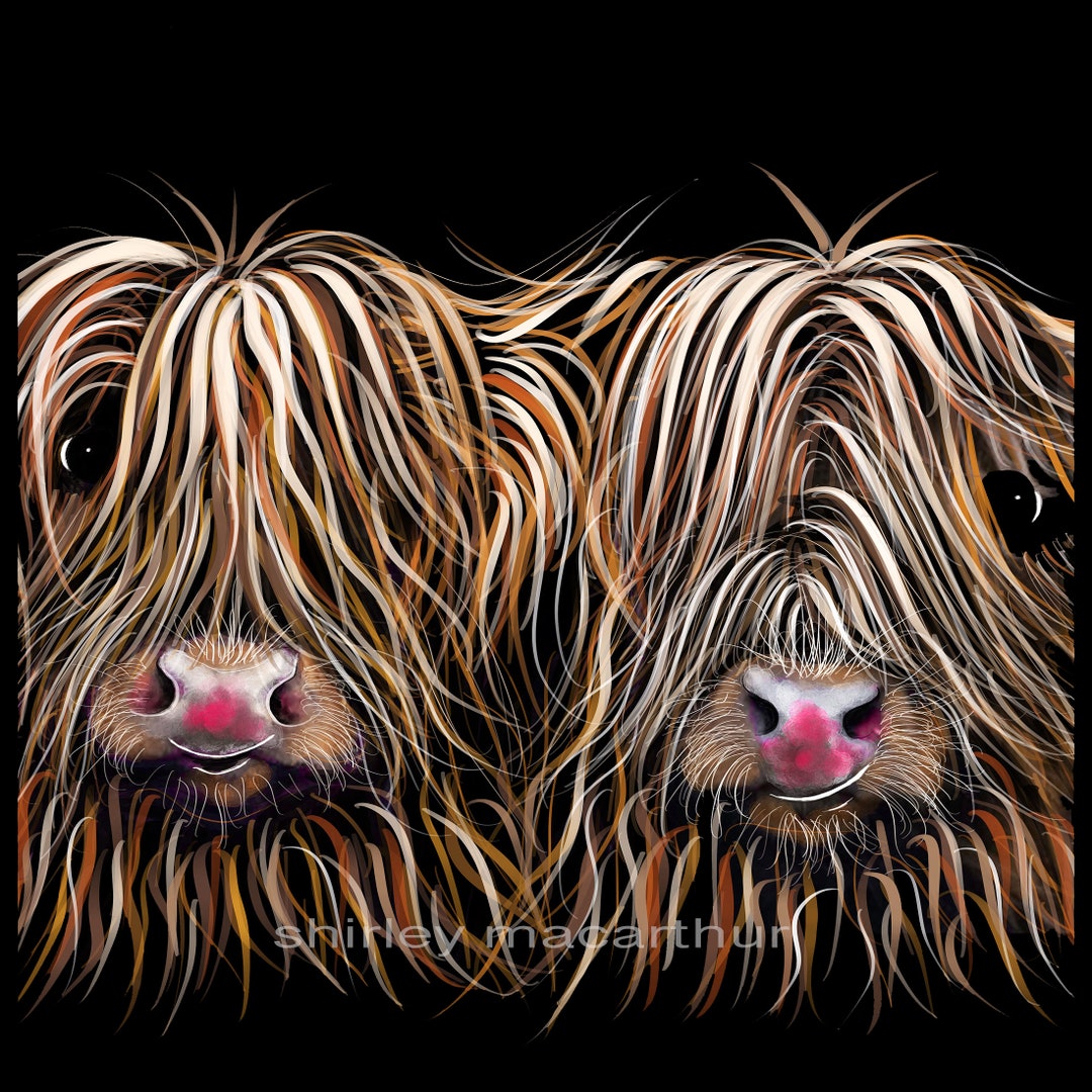 Cheeky/cute Print in 3 Sizes of Original Watercolour Art Nosey - Etsy