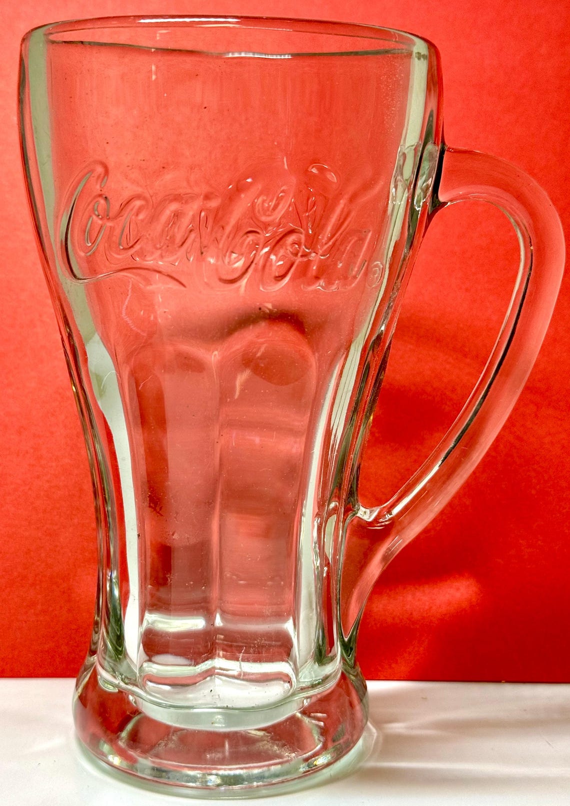 Vintage Coca-cola Drinking Mug by Libbey Heavy Handled Coke Glass - Etsy