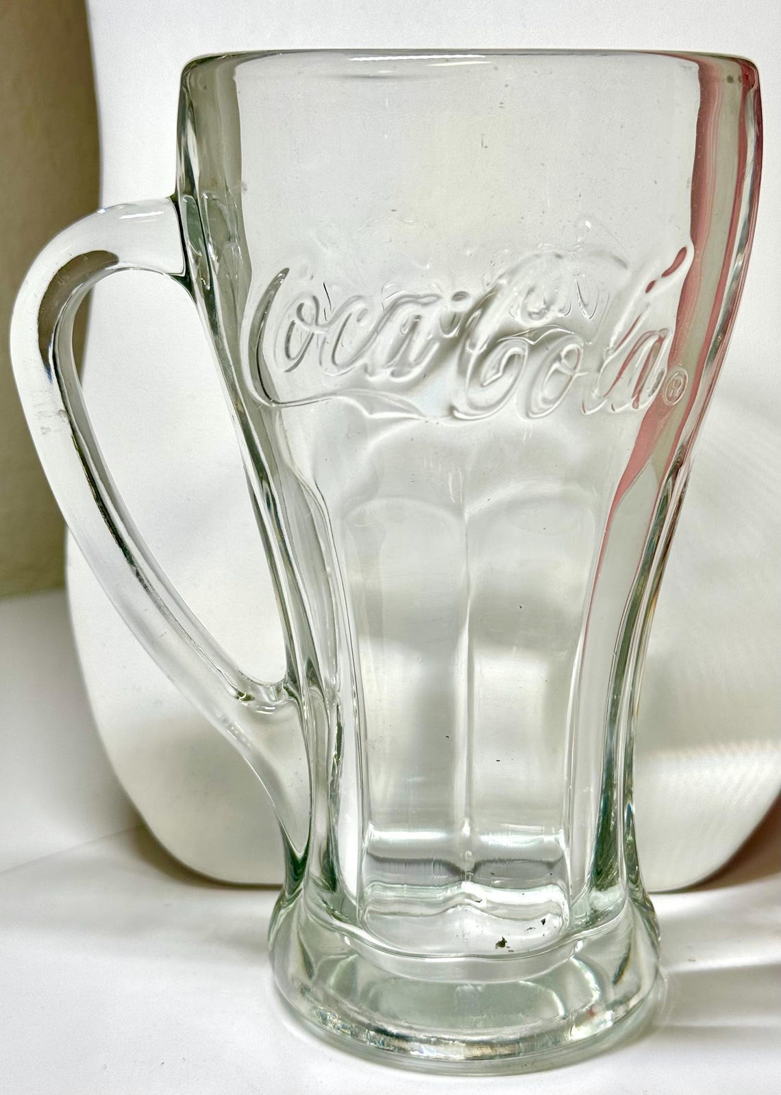 Vintage Coca-cola Drinking Mug by Libbey Heavy Handled Coke Glass - Etsy
