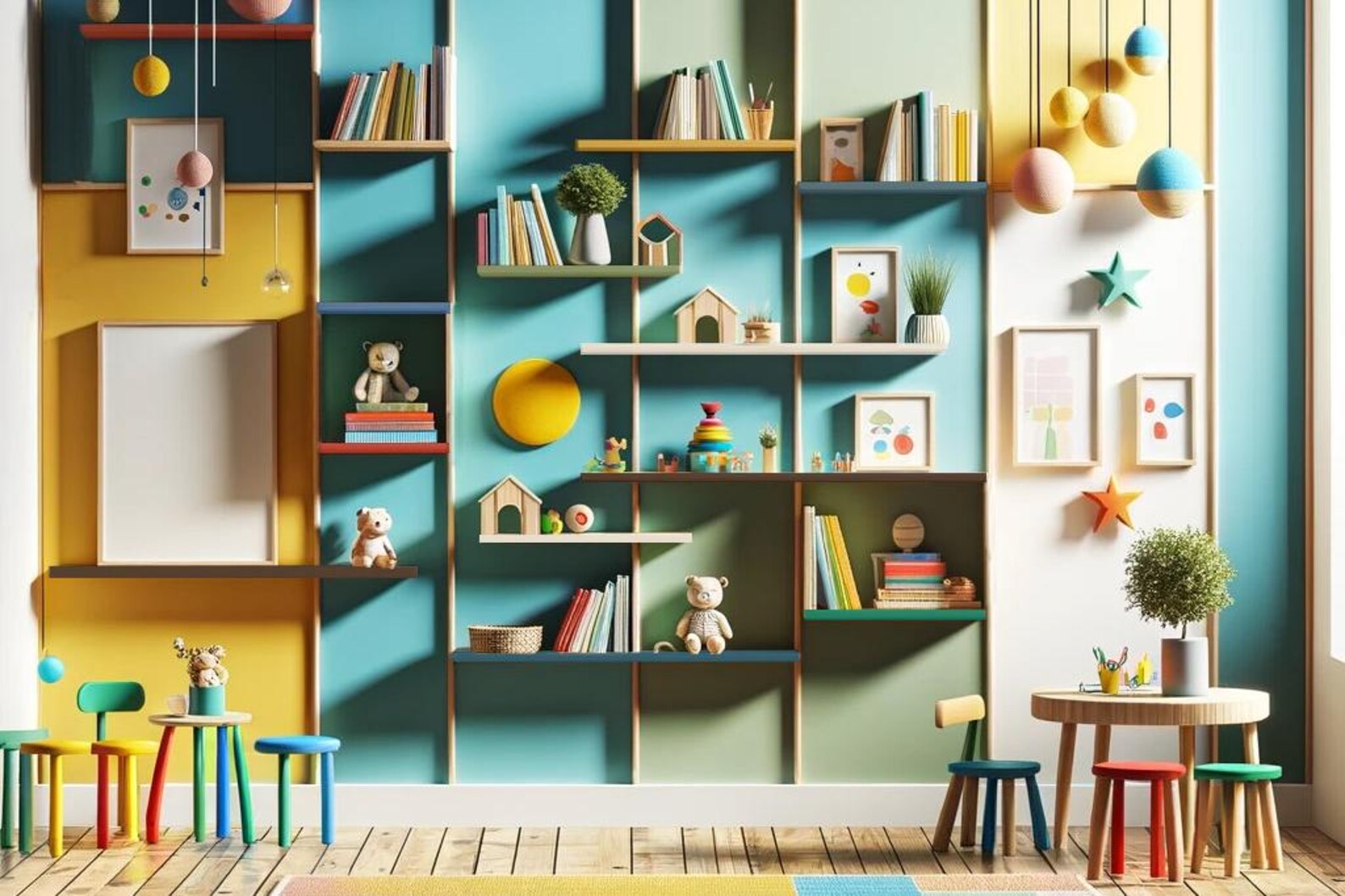Wall Mounted Floating Shelves, Solid Wood, Handcrafted Shelves, 7 ...
