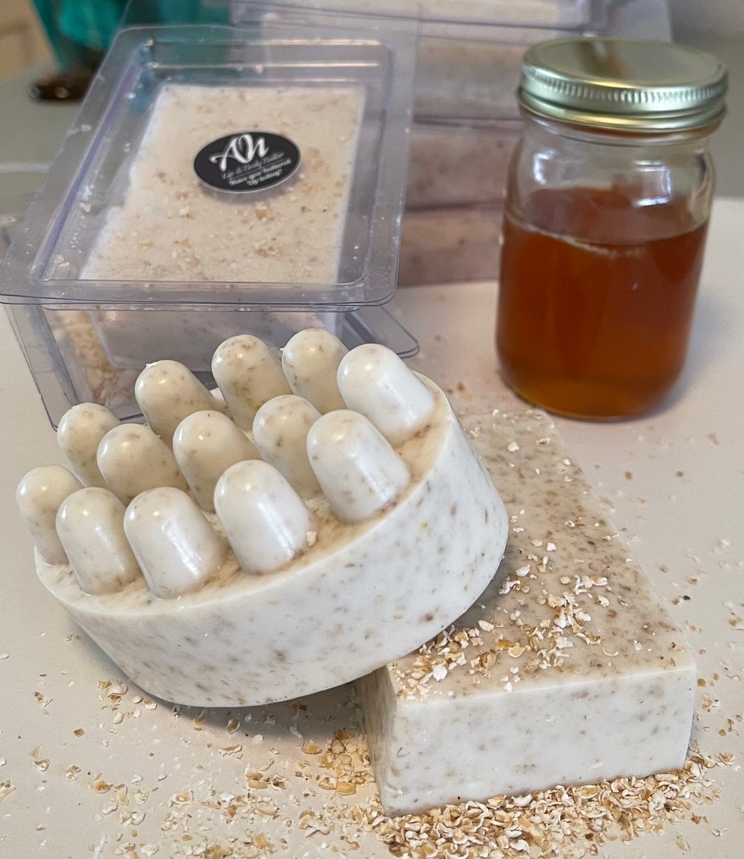 Oatmeal And Honey Massage Bar Etsy