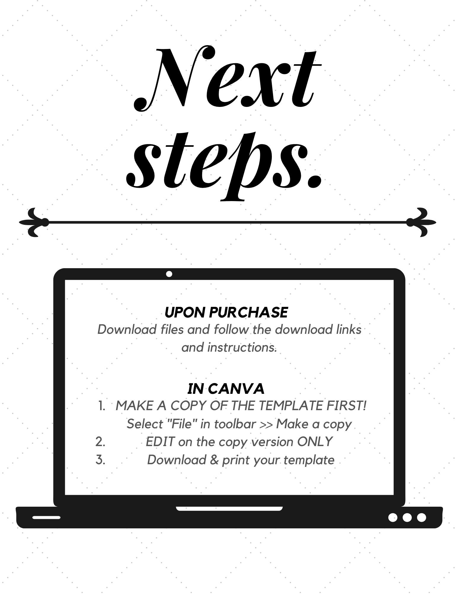 Restaurant Menu Template Etsy 