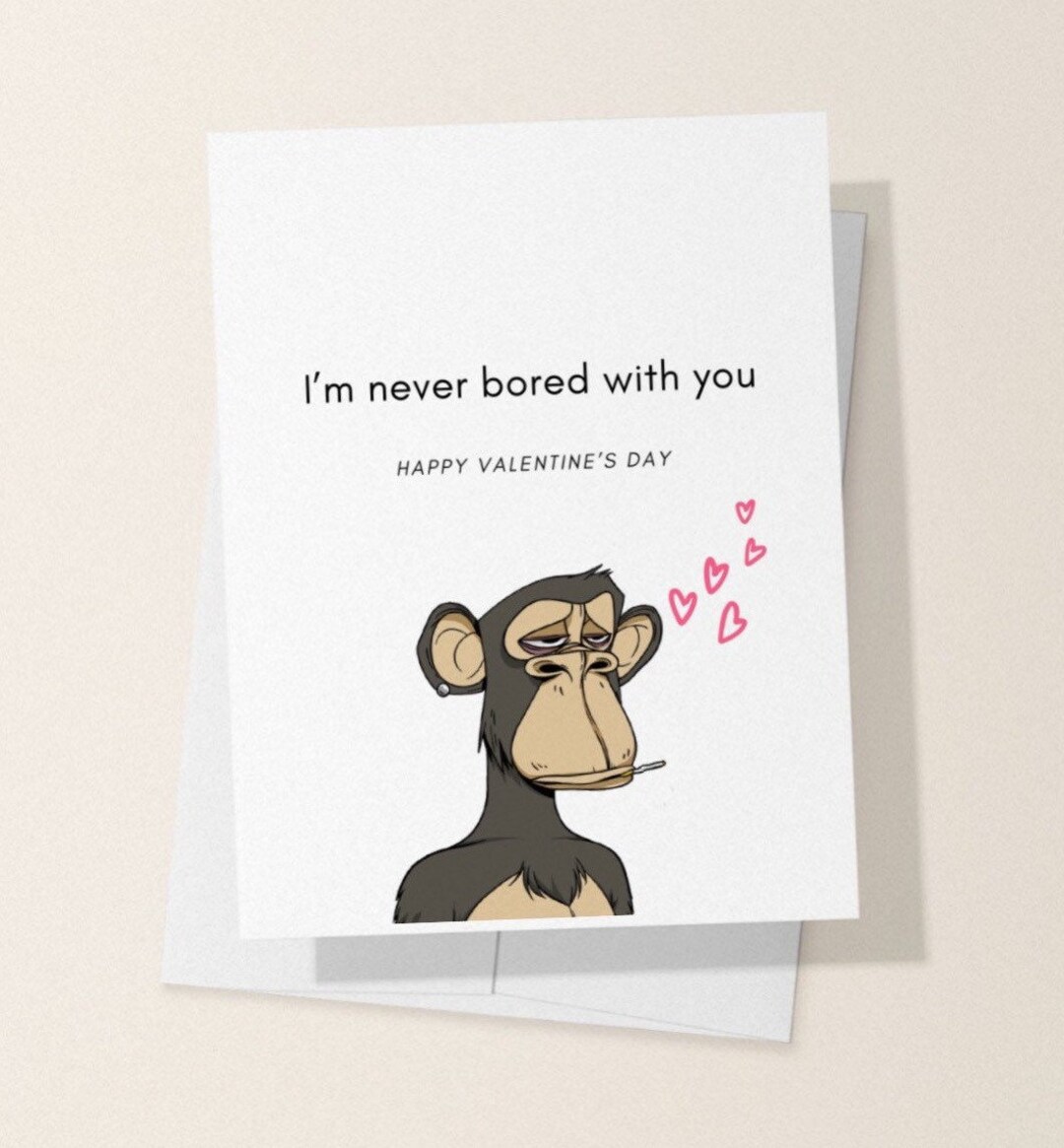 NFT Valentines Day Card, Cards for Him, Boyfriend, Husband, Love Card ...