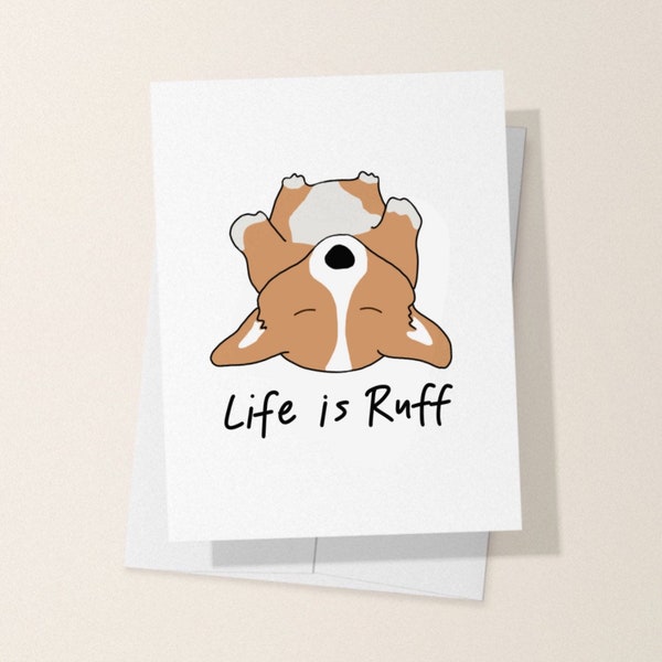 Get Well Soon Corgi Cards - Etsy