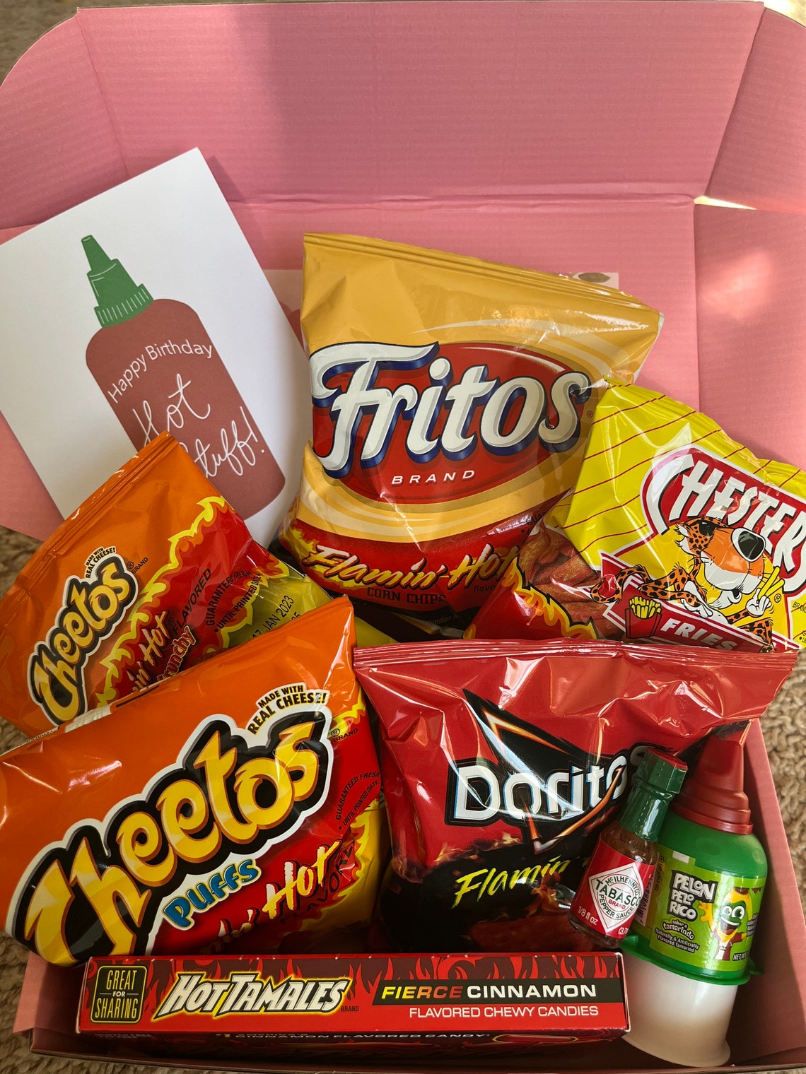 Spicy Snack Box Chip Box Spicy Food Gift Boxes Birthday - Etsy