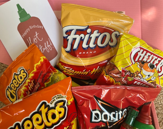 Spicy Snack Box Chip Box Spicy Food Gift Boxes Birthday - Etsy