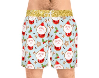 Santa Swim Trunks - Etsy