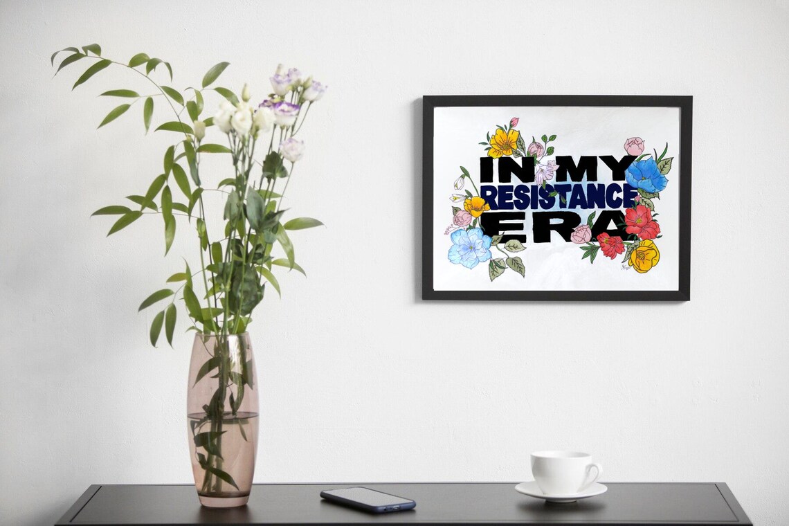 Digital Download Art - Resistance Era Activist Protest Sign | PRINTABLE ...