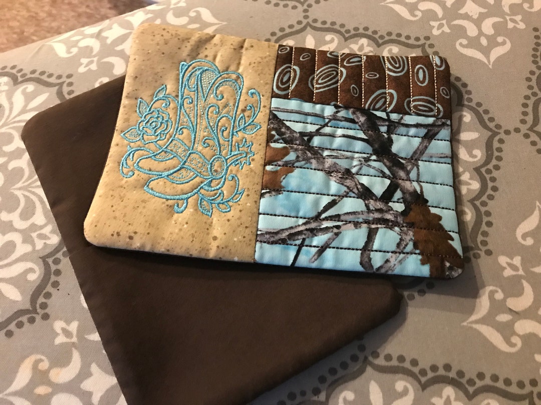 Embroidered Mug Rug - Etsy