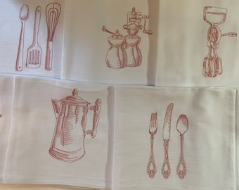 Lord of the Rings/ Hobbit Flour Sack Kitchen Towel Six Design Options ...