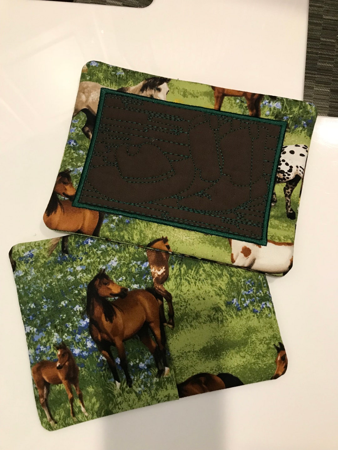 Embroidered Mug Rug - Etsy