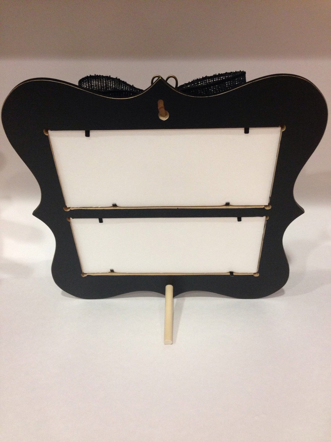 Double Barber Cosmetology License Frame Black White Stripes With Black ...