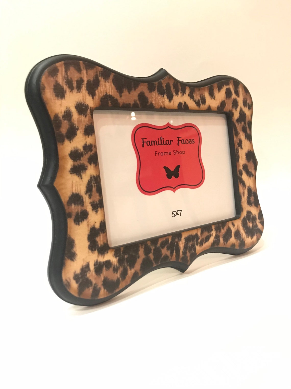 5x7 Cheetah Leopard Print Picture Frame - Etsy