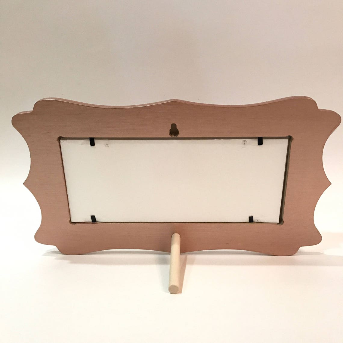 Barber & Cosmetology License Frame Rose Gold Foil White Stripes Rose ...