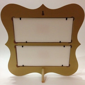 Double Barber & Cosmetology License Frame Black and White Stripes With ...