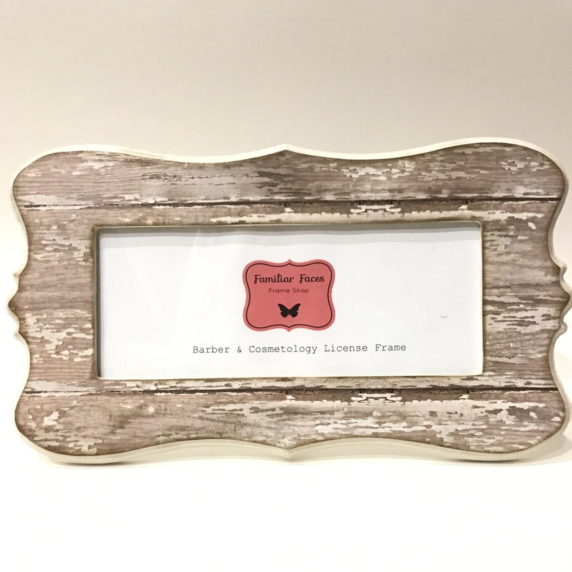 Barber & Cosmetology License Frame Fits 8 1/2 X 3 5/8" Business ...