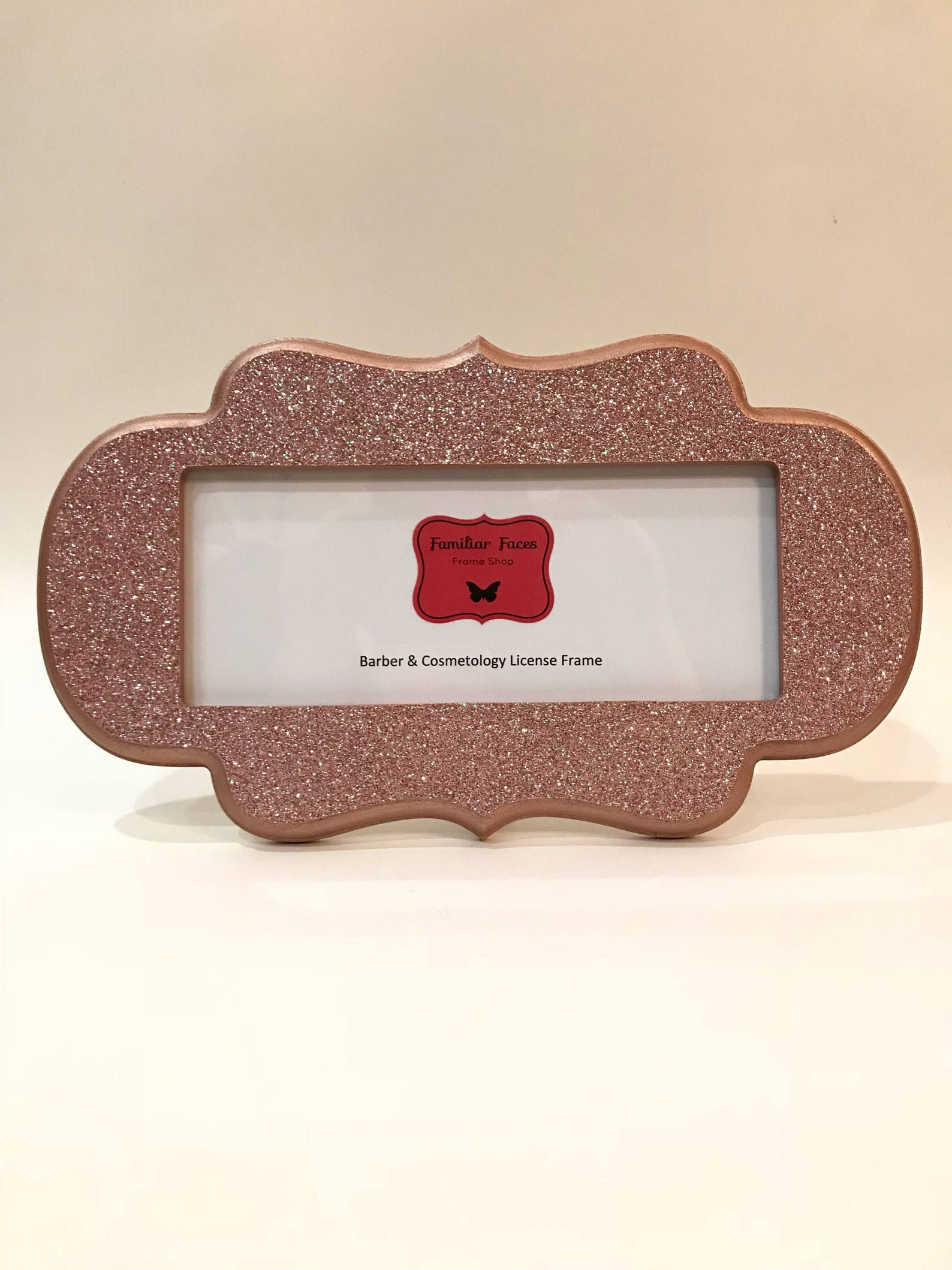 Barber & Cosmetology License Frame Fits 8 1/2 X 3 5/8" Business ...
