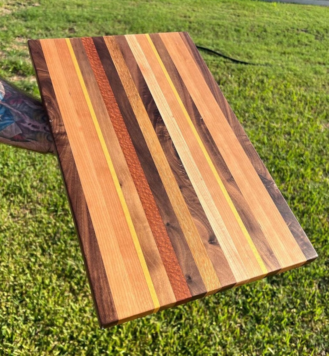 Exotic Wood Cutting/charcuterie Board - Etsy