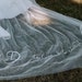 Custom Wedding Veil With Embroidered Text Wedding Veil Made to Order ...