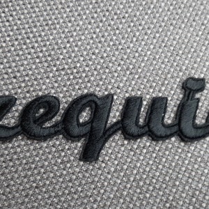 Custom Embroidered Name Iron on Patch Script Font Personalized Your ...